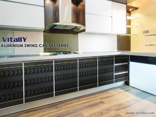 Aluminium Cabinet Swing Unit For Kitchen & Toilet - Vitally