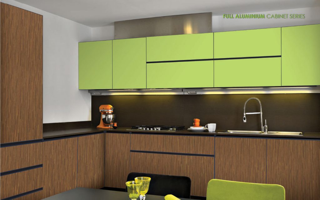 Full Aluminium Kitchen Cabinet Series - Vitally Sdn Bhd